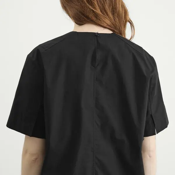 JIL SANDER Pleat Back Formal Top