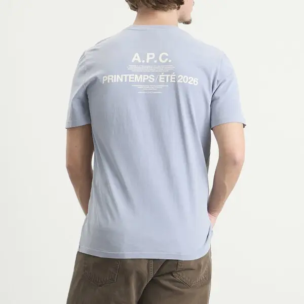 A.p.c. Printemps 26 T-shirt - Light Blue