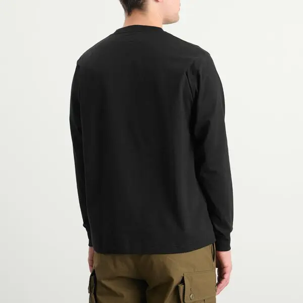 BEAMS Long Sleeve Pocket T-shirt - Black