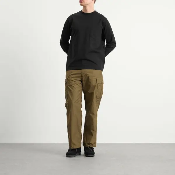 BEAMS Long Sleeve Pocket T-shirt - Black