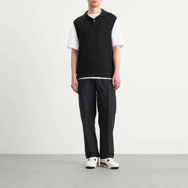 JORDAN Cable Knit Golf Vest