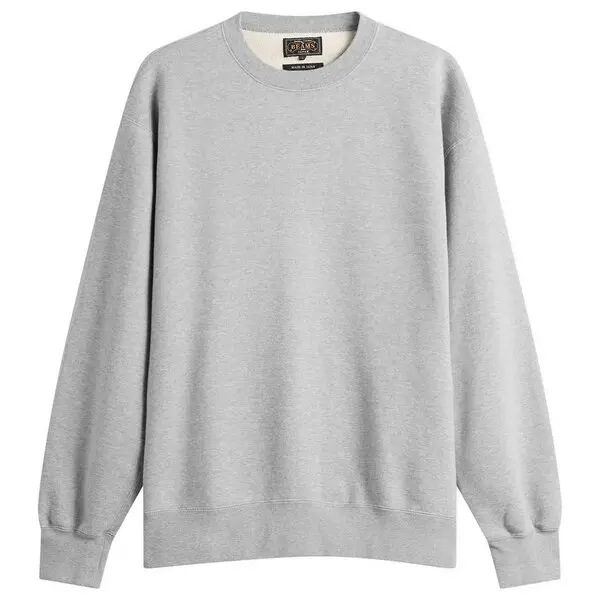 BEAMS Crew Sweatshirt - Grey