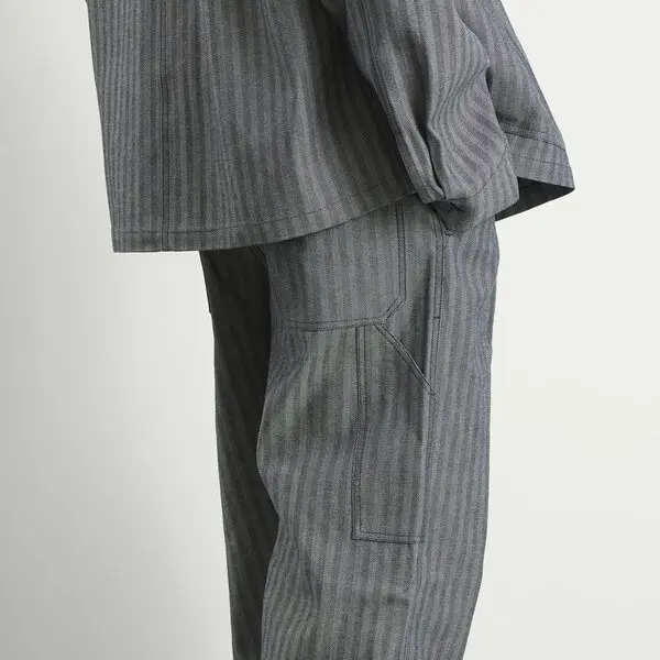 APPLIED ART FORMS Herringbone Contruction Pants