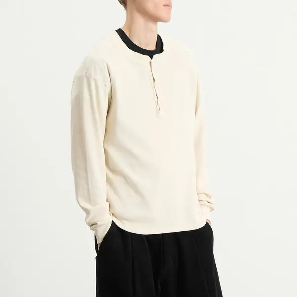 LES TIEN Thermal Baseball Henley