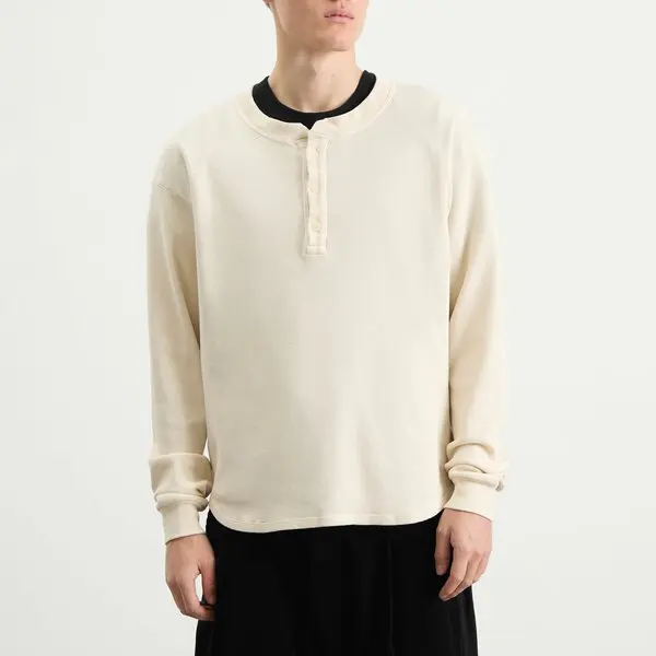 LES TIEN Thermal Baseball Henley