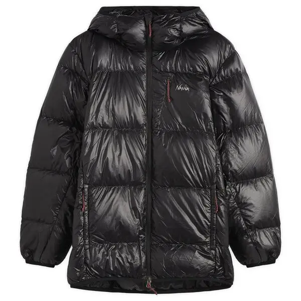 NANGA Mountain Lodge Down Hooded Jacket - Black