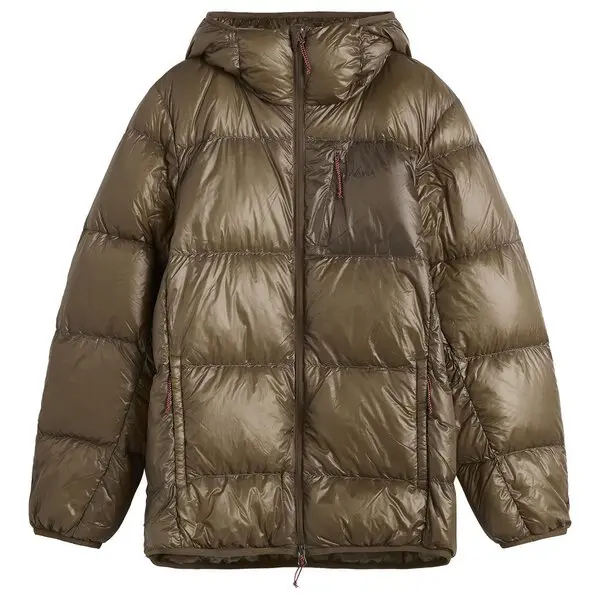 NANGA Mountain Lodge Down Hooded Jacket - Mocha
