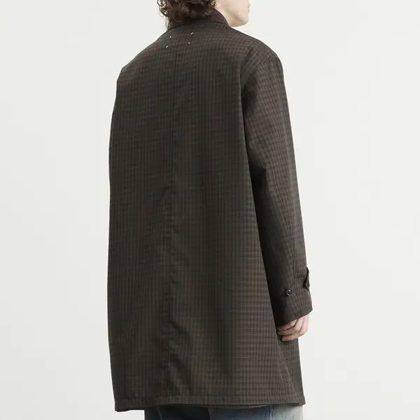MAISON MARGIELA Check Reversible Coat
