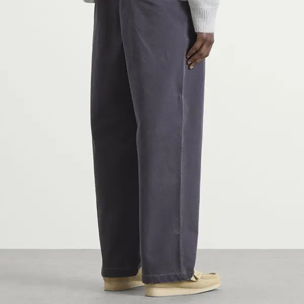 BOUND Heavy Canvas Workwear Trousers - Navy