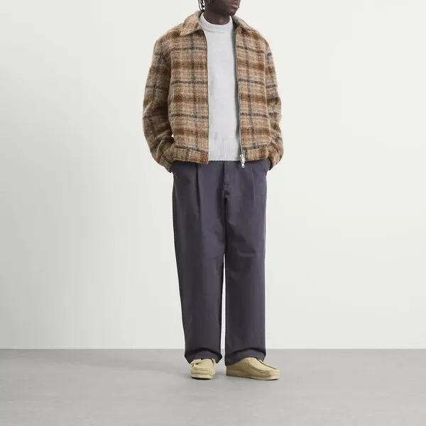 BOUND Heavy Canvas Workwear Trousers - Navy