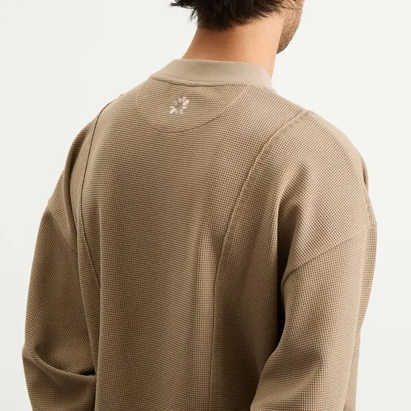 GANDER Waffle Long Sleeve Top