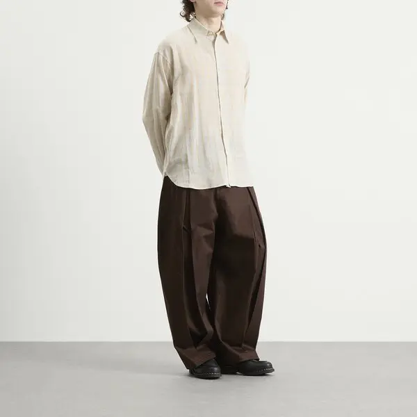 SAGE NATION Box Pleat Trouser