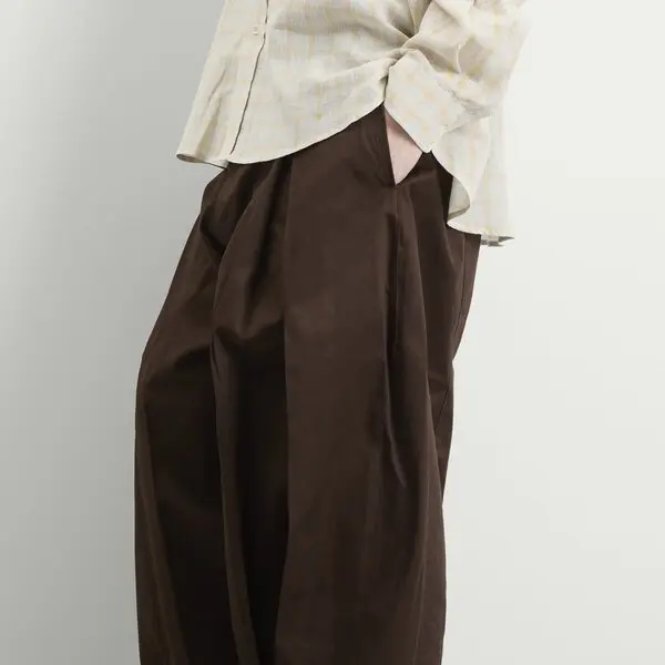 SAGE NATION Box Pleat Trouser