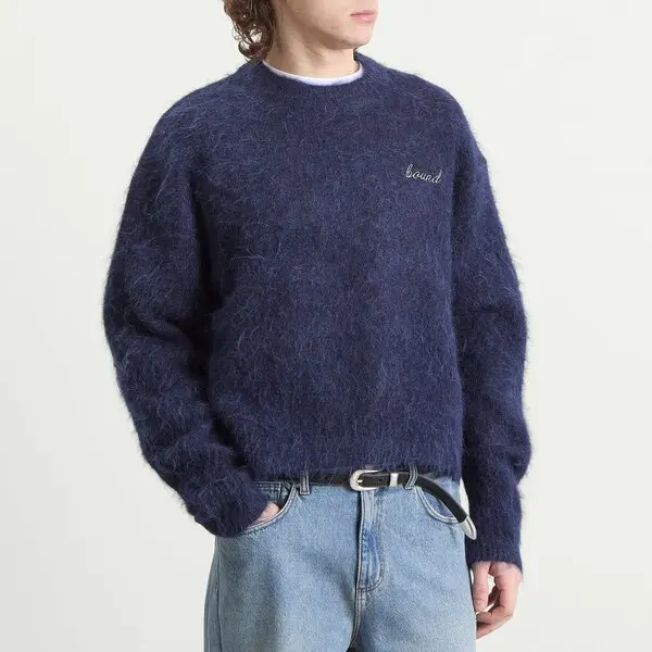 BOUND Dexter Cropped Alpaca Jumper