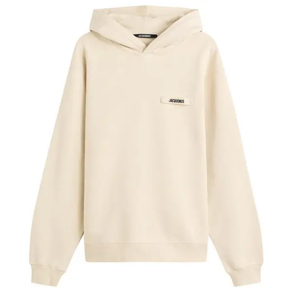 Jacquemus Gros Grain Hoodie - Beige