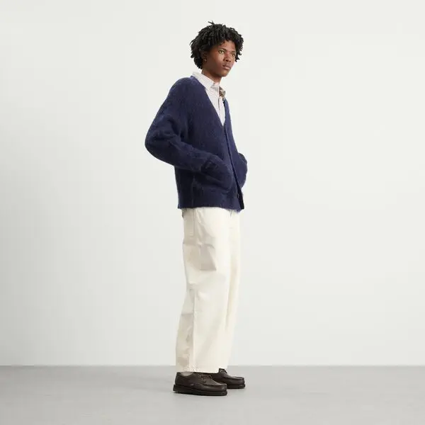 BOUND Parker Alpaca Cardigan - Navy