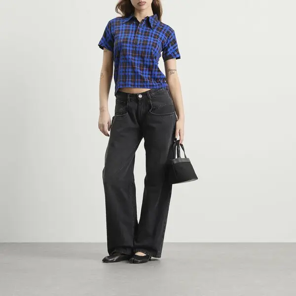 MAISON MARGIELA Check Polo Top
