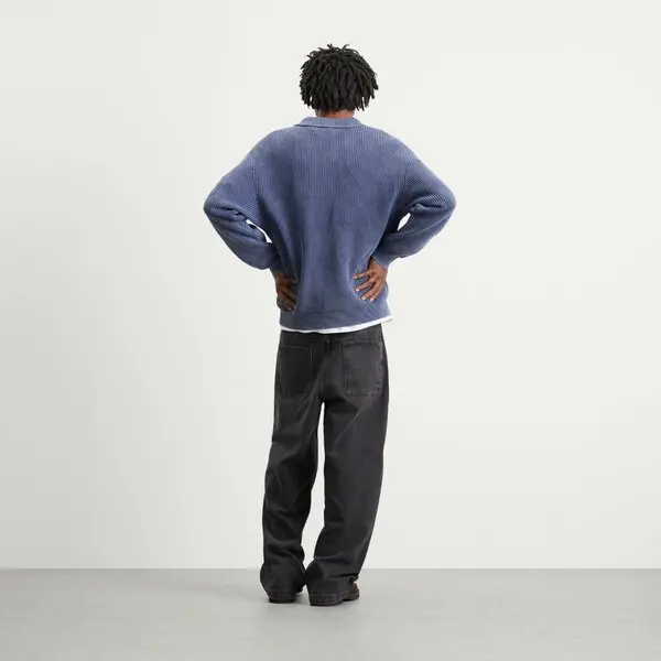 BOUND Acid Wash Half Zip Pullover