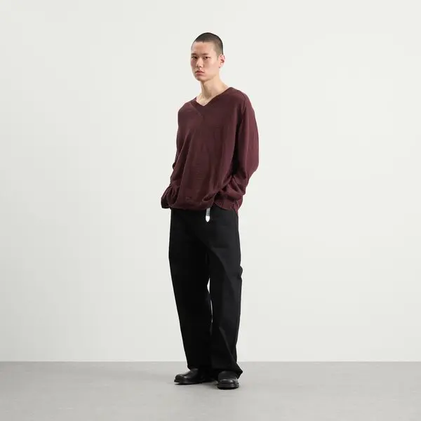 Our Legacy Linen Rue V-neck Jumper