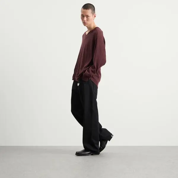Our Legacy Linen Rue V-neck Jumper