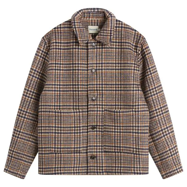 BOUND Wool Button Jacket - Barton Check