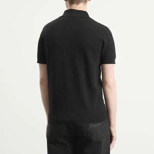 Casablanca Pointelle Monogram Polo