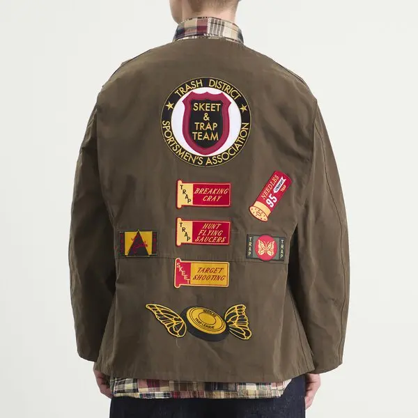 Needles Waxed Cloth Shooting Jacket