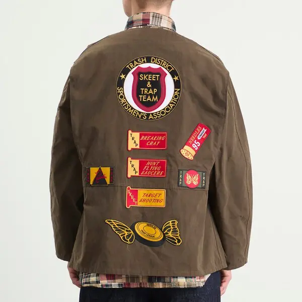 Needles Waxed Cloth Shooting Jacket In | Size: | Cotton/polyester/nylon | End Clothing