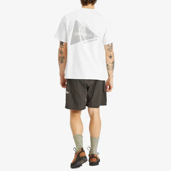 Gramicci X And Wander Backprint T-shirt