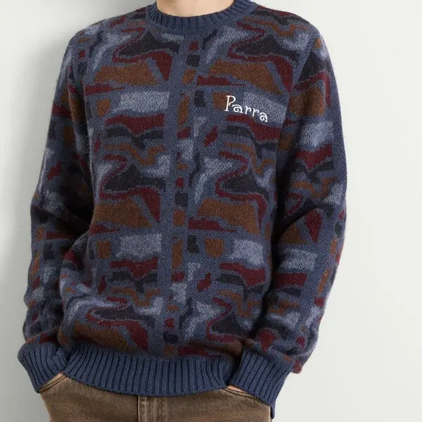 PARRA Repeat Ftp Booster Knit Jumper