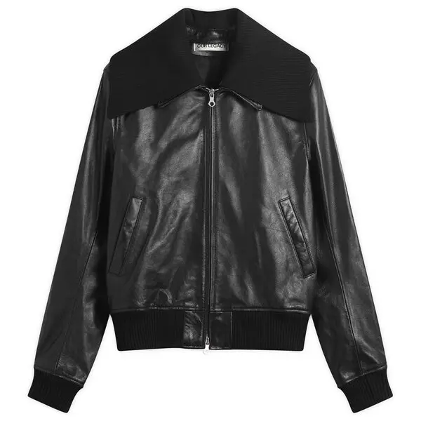 Our Legacy Pharos Leather Bomber - Black