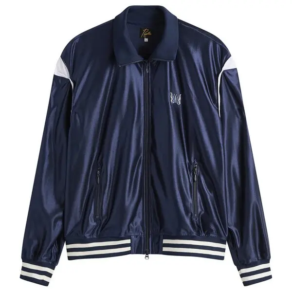 Needles Sateen Track Jacket - Navy