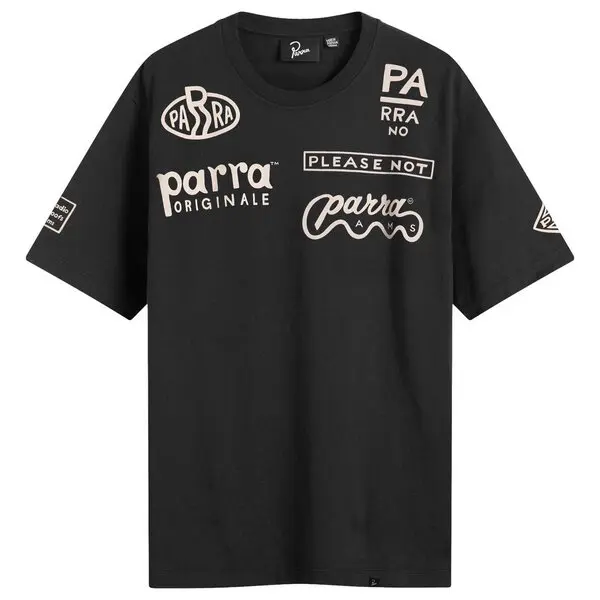 PARRA Media Training T-shirt - Black