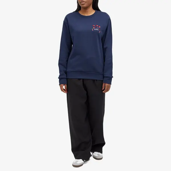 A.p.c. Valentines Logo Crew Sweat