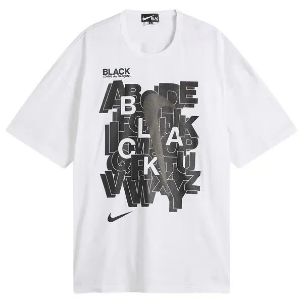 Comme Des Garçons X Nike T-shirt - White/black