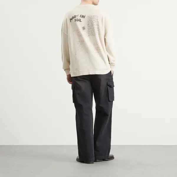 Our Legacy Angry Fan Mail Slack Sweatshirt