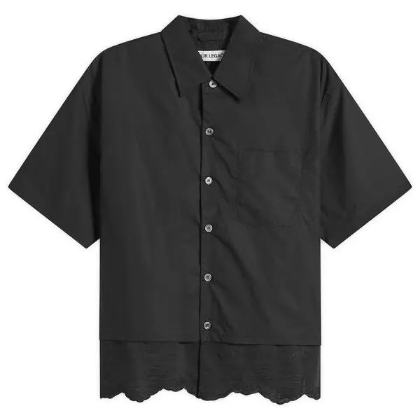 Our Legacy Poplin Every Short Sleeve Shirt - Black