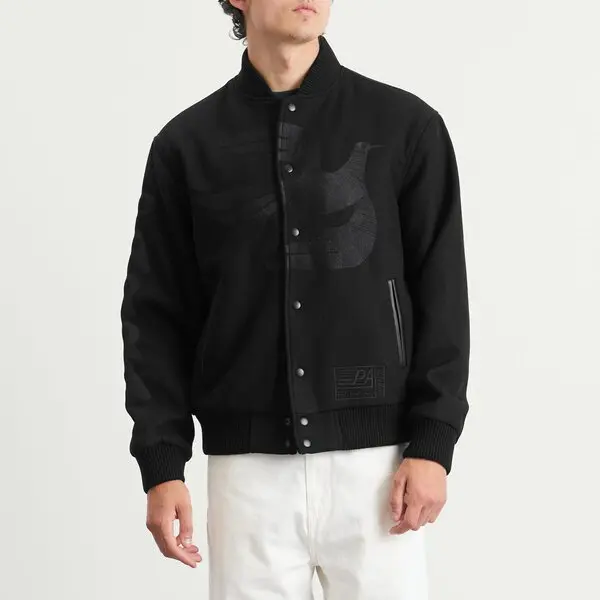 PARRA Varsity Jacket With Embroidered Graphics