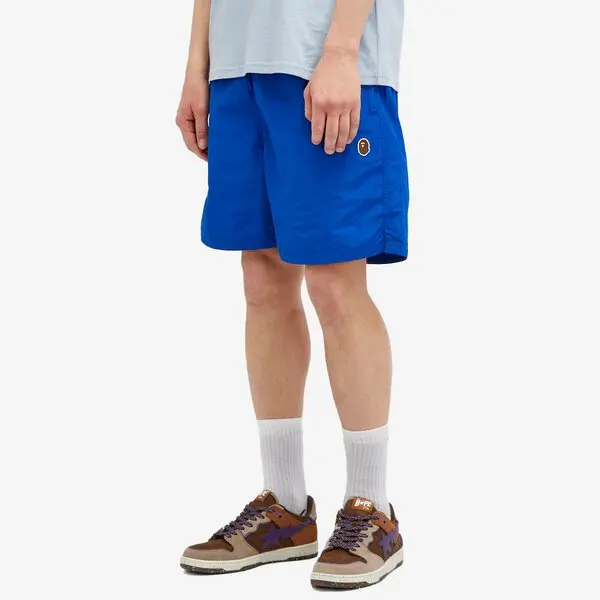 A BATHING APE Ape Head Nylon Beach Short