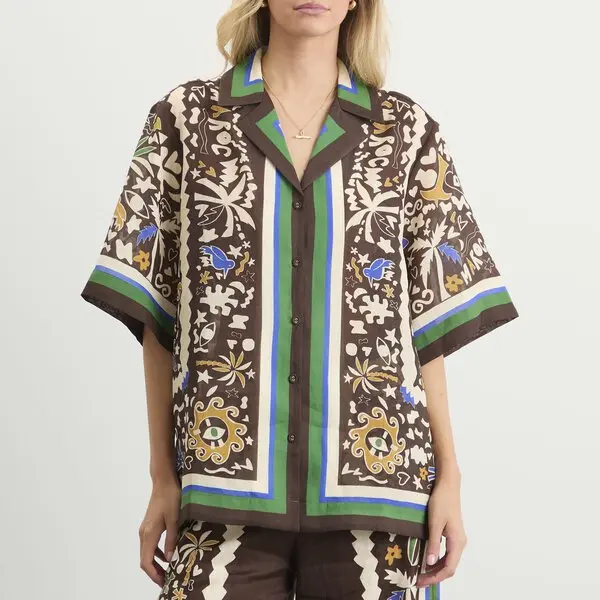 ALEMAIS Maroc Relaxed Shirt - Multi