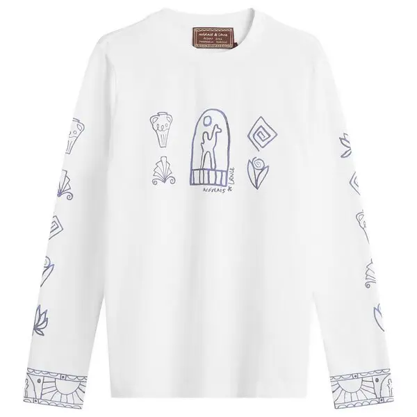 ALEMAIS Leela Long Sleeve T-shirt - Cream