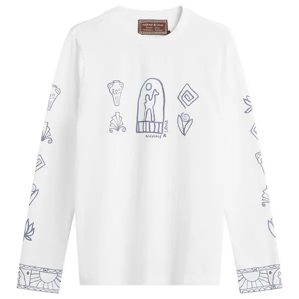 ALEMAIS Leela Long Sleeve T-shirt - Cream