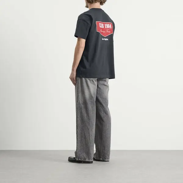 CLUB 1984 Racing T-shirt - Washed Grey
