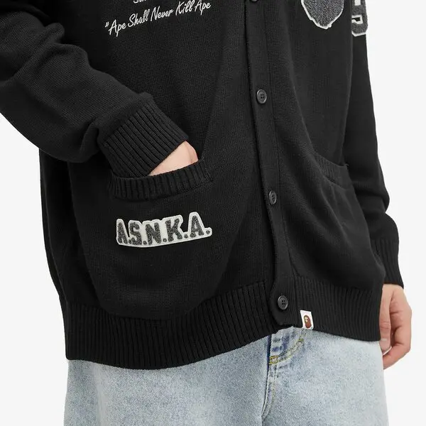 A BATHING APE Knitted Cardigan