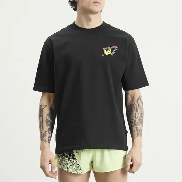 NEW BALANCE Classic Tri-logo Heat Map T-shirt