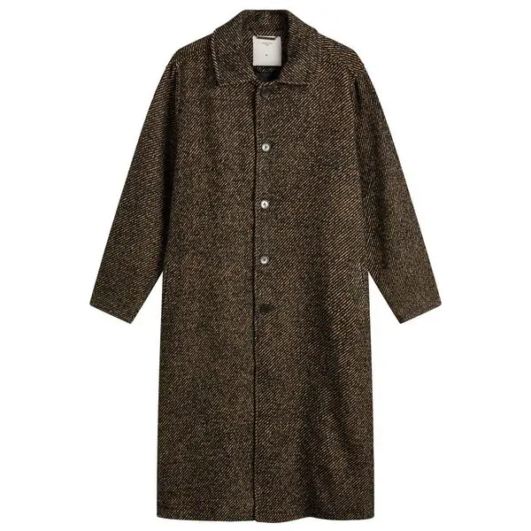 PERCIVAL Nevada Minnesota Wool Overcoat - Oak