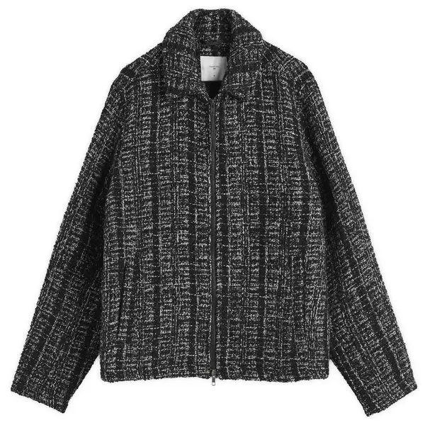 PERCIVAL Ingelo Zip Wool Boxy Jacket - Black