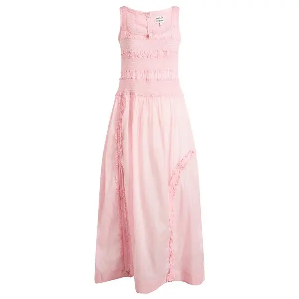 DAMSON MADDER Cynthia Sheer Midi Dress