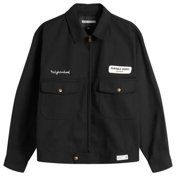 NEIGHBORHOOD Zip Work Jacket - Black