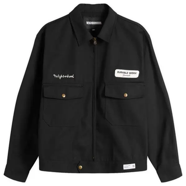 NEIGHBORHOOD Zip Work Jacket In | Size: | Cotton/polyester | End Clothing